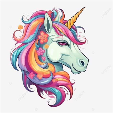 Unicorn Modern Pop Art Style Colorful Unicorn Illustration Pastel