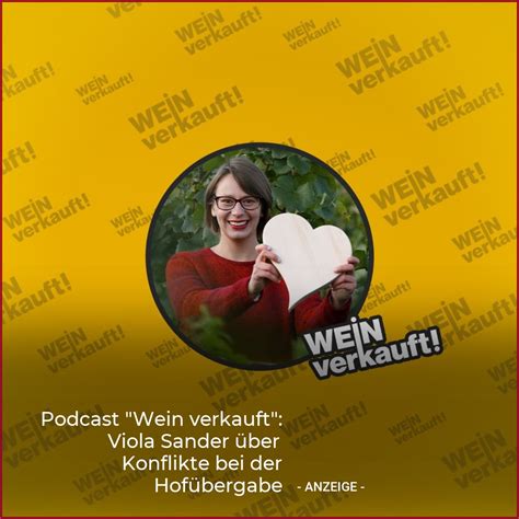 Podcast Wein verkauft Viola Sander über Konflikte bei der