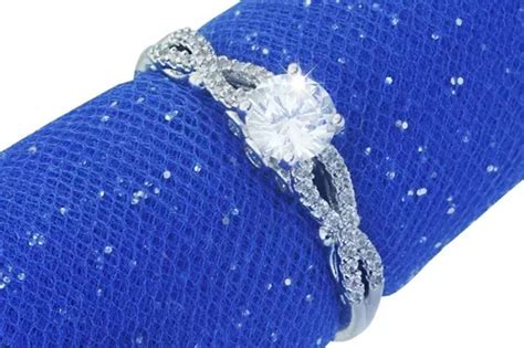 Anillos Compromiso Oro Blanco K Regalo Novia Promesa Lujos Meses