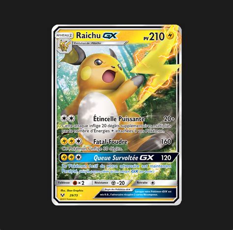 Raichu GX 29 73 Légendes Brillantes Cartes Pokémon