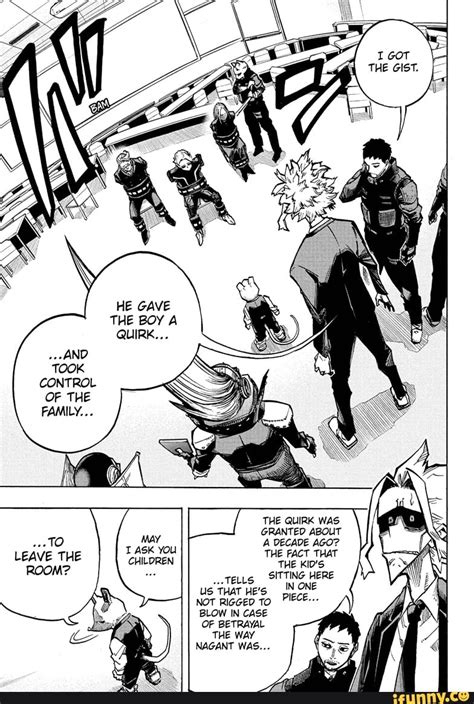 THE HE GAVE THE BOY A QUIRK THE QuIRK WAS GRANTED ABOUT A DECADE AGO