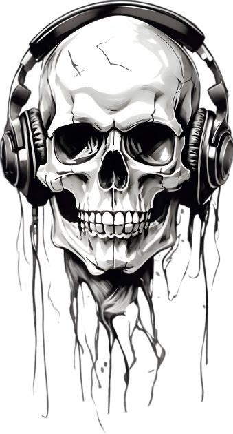 Pin by Dima Osipov on Черепа in 2024 Skull art drawing Cool skull