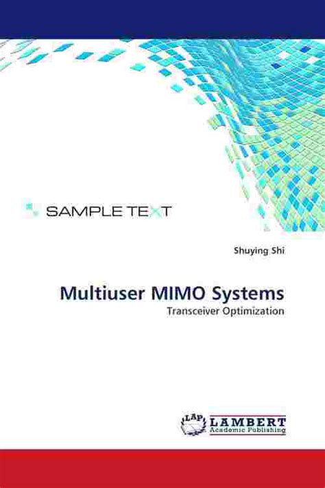 [pdf] multiuser mimo systems by shuying shi ebook perlego