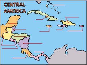 Central America Map Diagram Quizlet