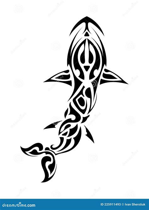 Motif De Requin De Style Polynésien Tatouage De Requin En Polynésie
