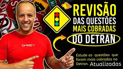 SIMULADO DO DETRAN 2024 REVISÃO DE 20 QUESTÕES PROVA DO DETRAN 2024
