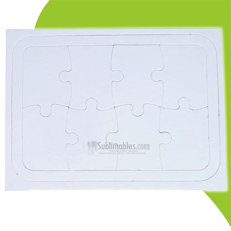 Rompecabezas Sublimable De Carton Piezas Sublimables