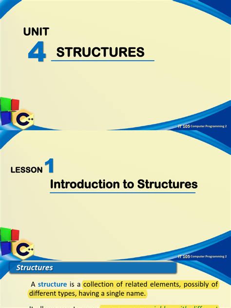 b lesson1 introduction to structures 2 pdf data type variable computer science