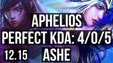 APHELIOS Janna Vs ASHE Senna ADC 4 0 5 600 Games EUW Master