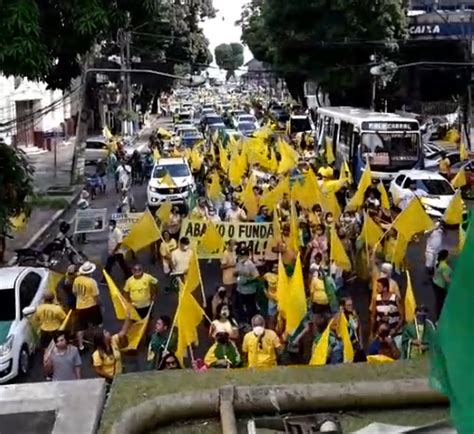 Em Belém ato de apoiadores de Bolsonaro pede voto impresso Pará G1