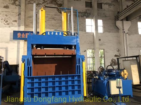 Metal Recycling Chatarra Hydraulic Baling Press Machine For Scrap Metal