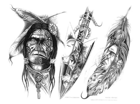 Native American Feather Tattoo Designs About Tattoos On Native