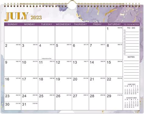 WALL CALENDAR 2023 2024 WALL Calendar 2024 From July 2023 To December