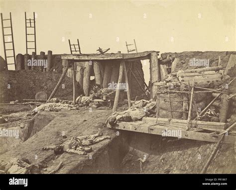 Angle Of North Taku Fort At Which The French Entered Felice Beato