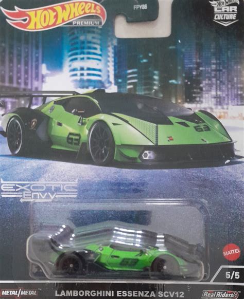 Hot Wheels Car Culture Exotic Envy Lamborghini Essenza SCV12