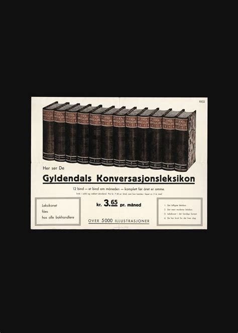 Gamle Reklameplakatar For Leksikon Leksikonbloggen Store Norske