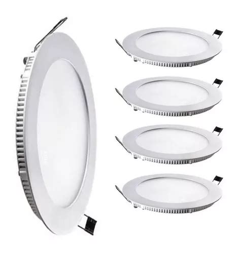 L Mpara Led De Techo Elgin Embutir Redondo Color Blanco C Lido V