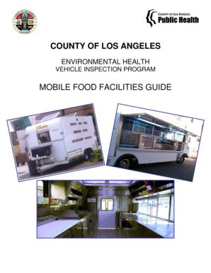 Fillable Online Publichealth Lacounty Mobile Food Facility Guide