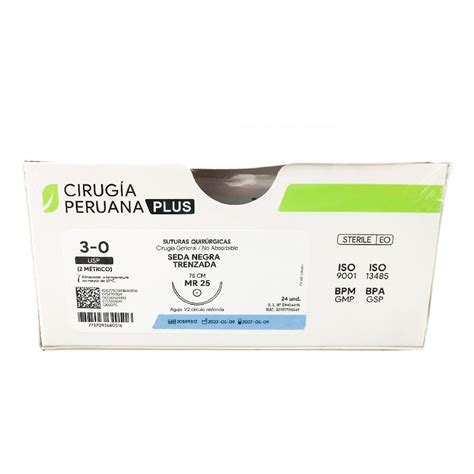 Seda Negra Mr Cirugia Peruana Unidades Pj Farma
