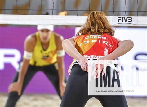 Women S Volleyball World Beach Pro Tour Finals In Doha Kelly Cheng Of
