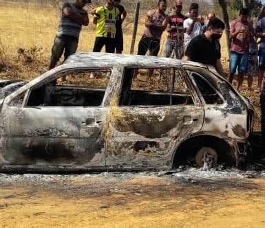 Corpo de homem é encontrado carbonizado dentro de carro em Serra do