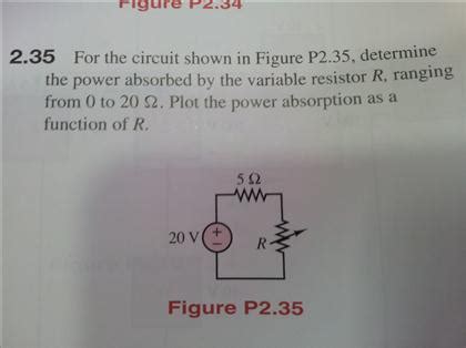 Solved For The Circuit Shown In Figure P2 35 Determine The Chegg