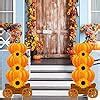 Amazon Thyle 2 Pack Fall Pumpkins Yard Signs With Stakes 28 Inch