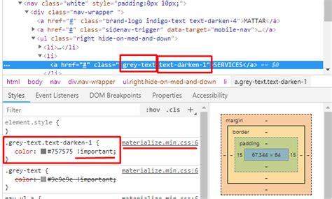 html como customizar materialize css stack overflow em português