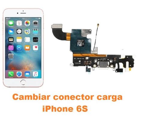 Cambiar Conector Carga Iphone 6S Reparación de Móvil Madrid