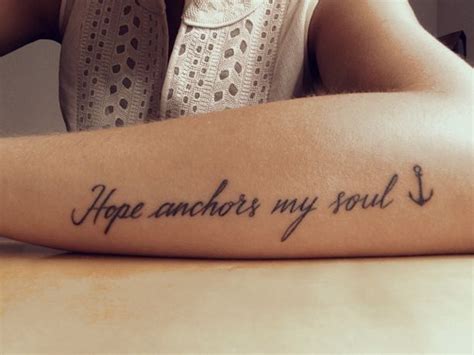 My First Tattoo Hope Anchors My Soul Always True Feather Tattoos