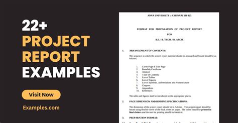 Project Report 22 Examples Format Pdf Examples