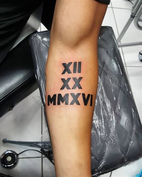 Best Roman Numeral Tattoo Designs Meanings Be Creative