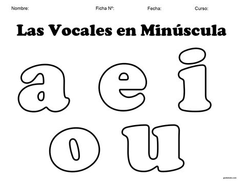Total 97 Imagen Dibujos De Las Vocales Para Imprimir Gratis Viaterra Mx