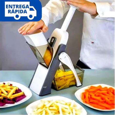 Cortador Fatiador Mandoline Multifuncional Fun Es Para Cortar Batata