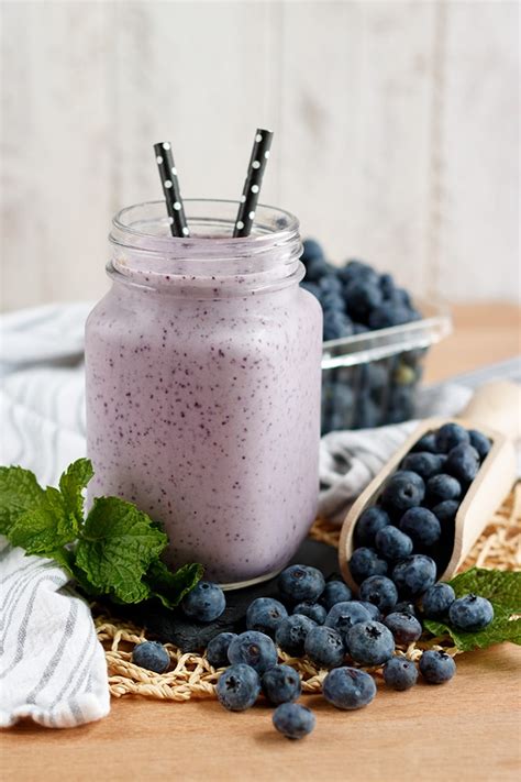 Blueberry Protein Shake Jennifer Meyering