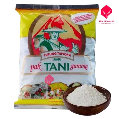 Jual Tepung Tapioka Cap Pak Tani Gunung 500gr Indonesia Shopee Indonesia