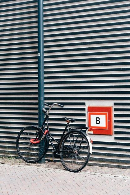 Premium Photo Bicycle Parked On Street