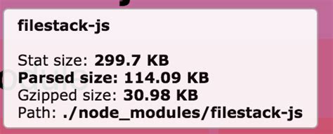 Bundle Size Issue Filestack Filestack Js Github