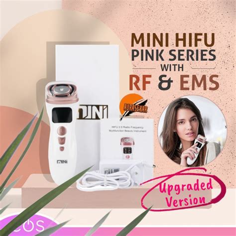 Jual Mini HIFU 3 In 1 Generasi Terbaru RF Alat Tirus Dan EMS Shape Alat