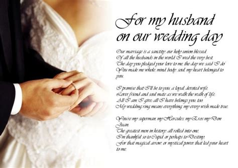 Letter To Husband On Wedding Day