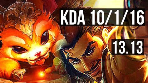 GNAR Vs AKSHAN MID 10 1 16 Legendary 400 Games 900K Mastery