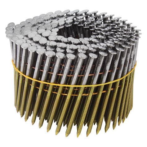 Degree Wire Weld Framing Coil Nails Bright