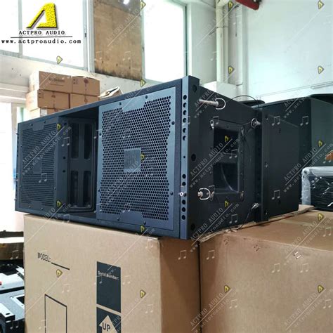 Vt Line Array Speaker Vt Dual Inch Three Way Black Color