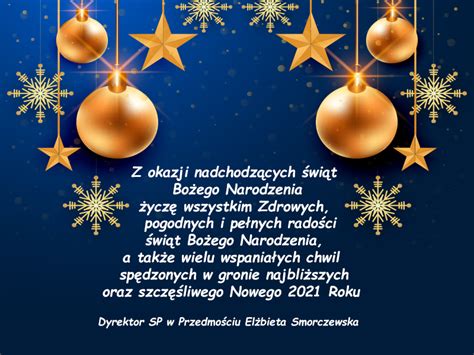 Z okazji nadchodzących świąt Bożego Narodzenia Szkoła Podstawowa