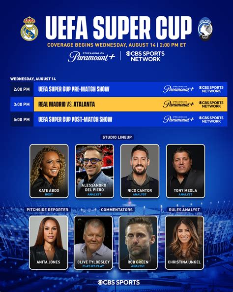 Paramount Press Express CBS SPORTS ANNOUNCES UEFA SUPER CUP MULTI