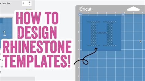 How To Create Rhinestone Templates To Use With Your Cricut And