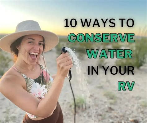 10 Best Ways To Conserve Water In Your RV Thechambersrv