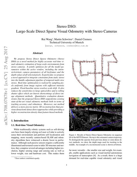 pdf stereo dso large scale direct sparse visual odometry with stereo cameras