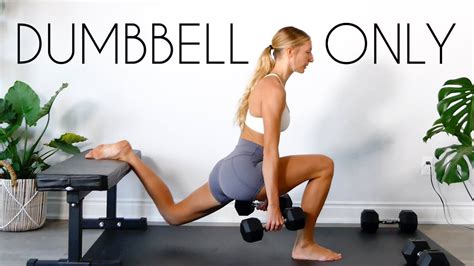 Min Leg Workout Dumbbell Only At Home Youtube
