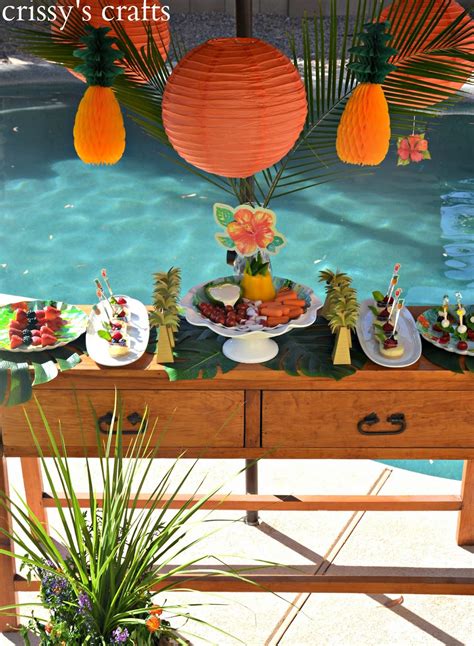 Crissy S Crafts Luau Party Ideas